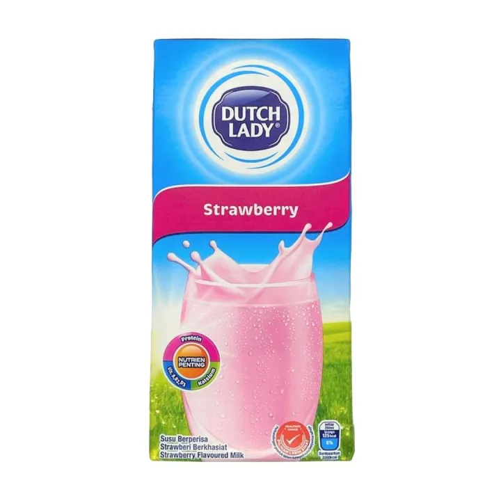 Dutch Lady Strawberry Milk 1L | Lazada