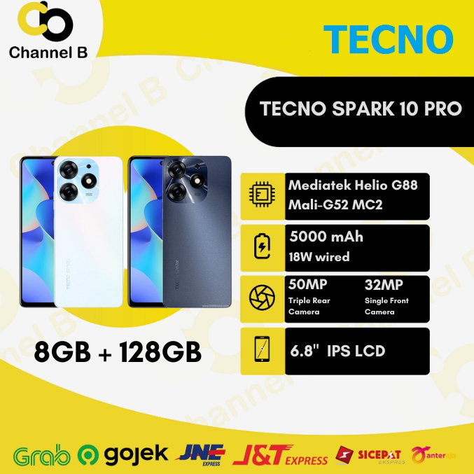 Tecno Spark 10 Pro - Handphone [ Ram 8GB + 128GB ] - Garansi Resmi | Lazada Indonesia