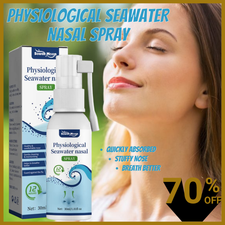 [ HIGH QUALITY ] Physiological Seawater Nasal Spray Reduce The Breeding ...