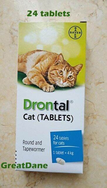 Bayer Drontal Plus For Cats 24 Tablets GreatDane | Lazada PH
