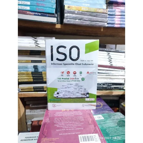 BUKU ISO INFORMASI SPESIALITE OBAT INDONESIA VOLUME 53 TAHUN 2021 ...
