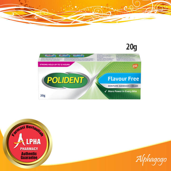 Polident Flavour Free (20g) | Lazada