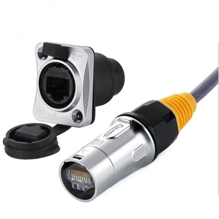 IP67 Network RJ45 Waterproof Connectors / Ethernet RJ45 Waterproof Plug ...
