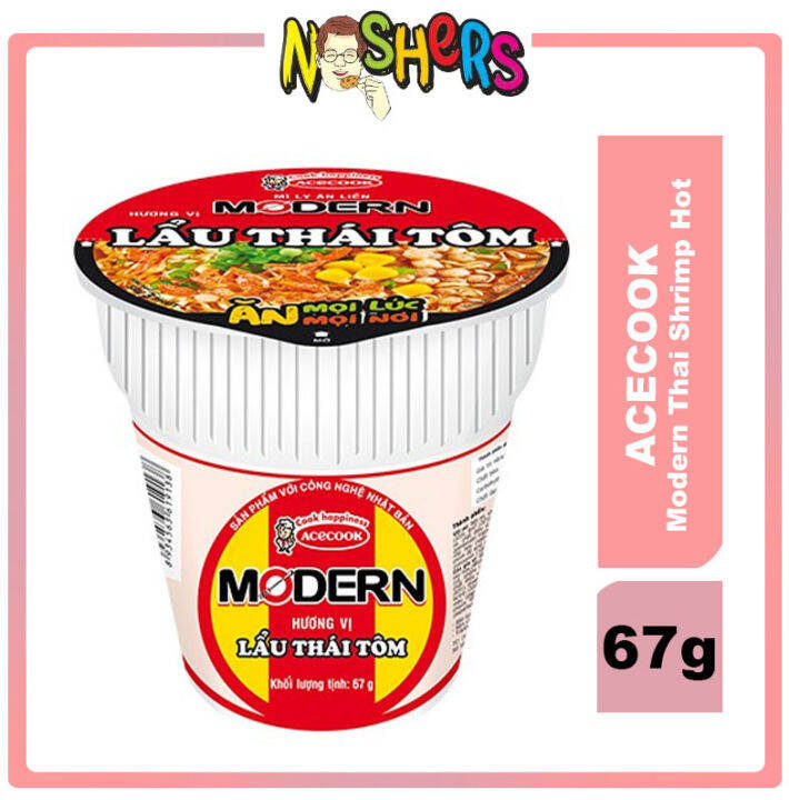 Noshers Acecook Modern Thai Shrimp Hot Pot Noodles 67g | Lazada PH