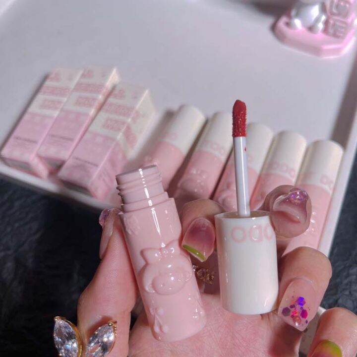 Toot DODO Cherry ลิปสติก ลิปกลอส แบบใส เพิ่มความชุ่มชื้น ลายการ์ตูนนูน ...