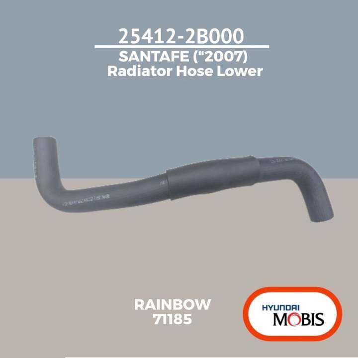 254122B000 Radiator Hose Lower for HYUNDAI Santafe ("2007) [Mobis ...