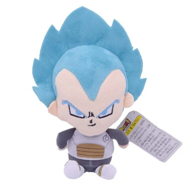 Anime Super God Goku Red Plush Toy Majin Buu Ultra Blue Vegeta Hand ...