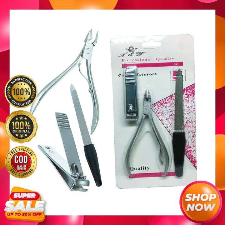 Original High Quality 3 In 1 Manicure Pedicure Set Nail Cutter Nipper ...