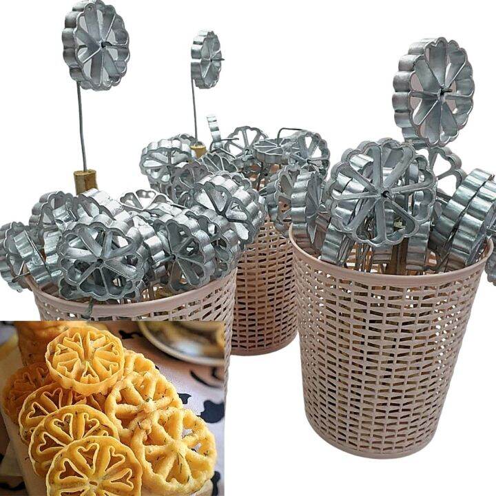 Acuan Kuih Ros (1pc) Acuan Kuih Goyang | Acuan Kuih Loyang | Kembang ...