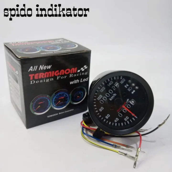 SPEEDOMETER VARIASI CB HITAM INDIKATOR TABUNG SPIDO CLASSICSPIDO JARUM ...