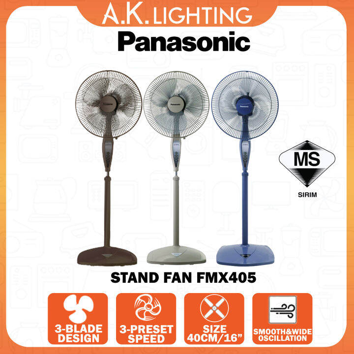 Panasonic Stand Fan F-MX405 (16INCH) 3-Speed On/Off | Lazada