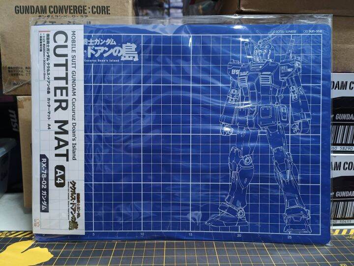 Mobile Suit Gundam Cutting / Cutter Mat A4 Size RX-78-02 Gundam Cucuruz ...