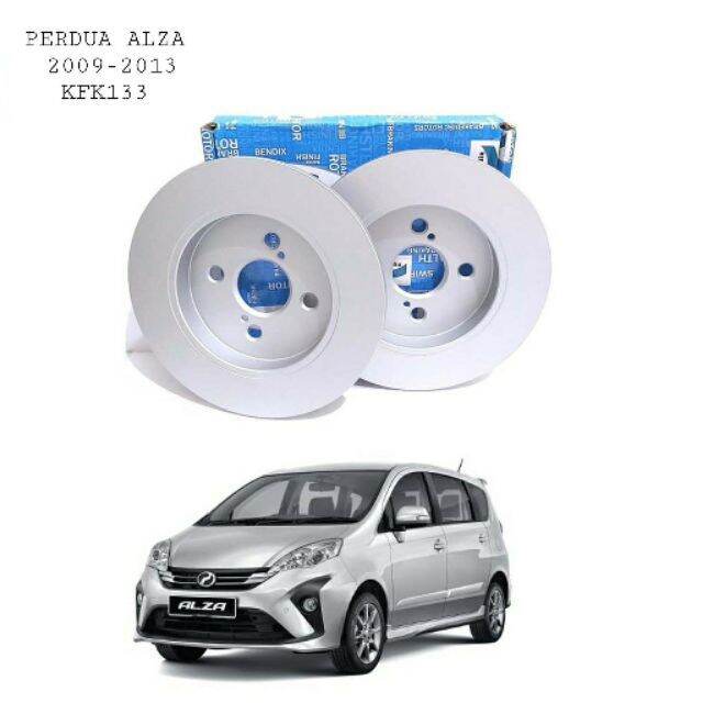1PAIR BENDIX FRONT DISC ROTOR PERDUA ALZA | Lazada