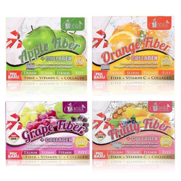 VASIA APPLE FIBER / ORANGE FIBER / GRAPE FIBER / FRUITY FIBER (10'S ...