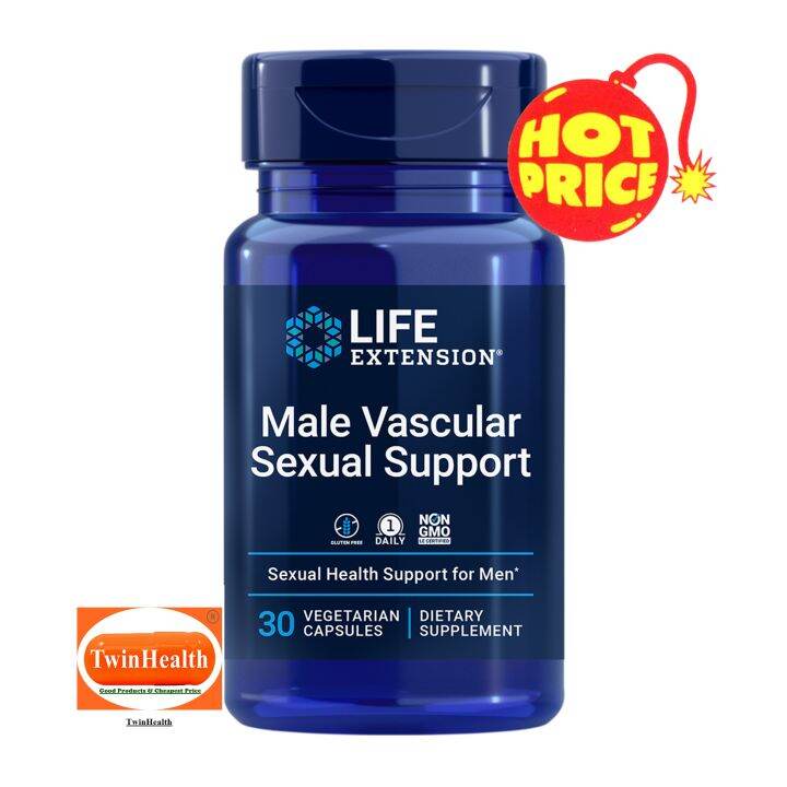 Life Extension Male Vascular Sexual Support / 30 Capsules | Lazada.co.th