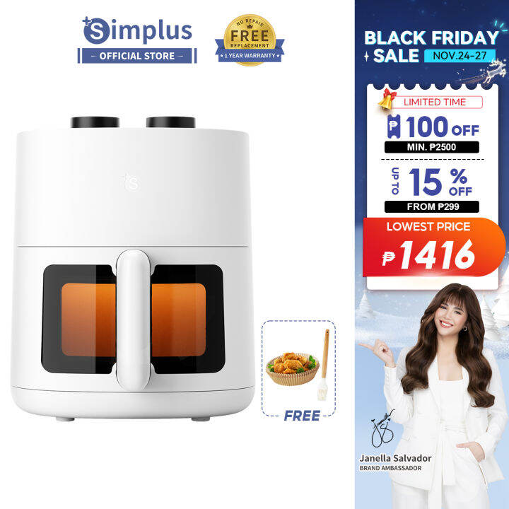 Simplus Air Fryer 5L Digital Touch Large Capacity Multifunction Fryer ...
