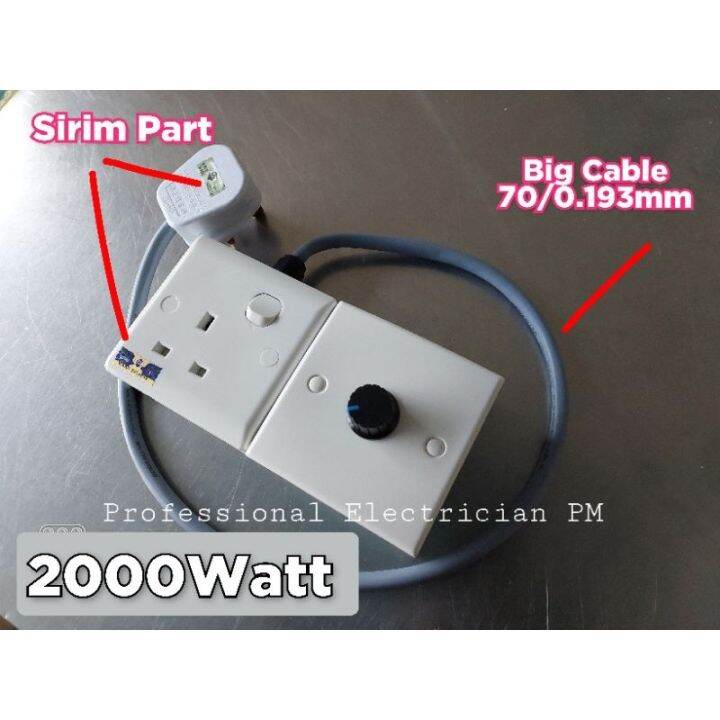 2000w Grinder Speed Control Scr Electronic Voltage Regulator Speed Controller Control Double