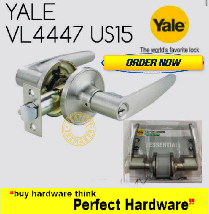 Yale Lever-set VL 4447 60m Door Handle Lock Set (VL4427-US-15) | Lazada