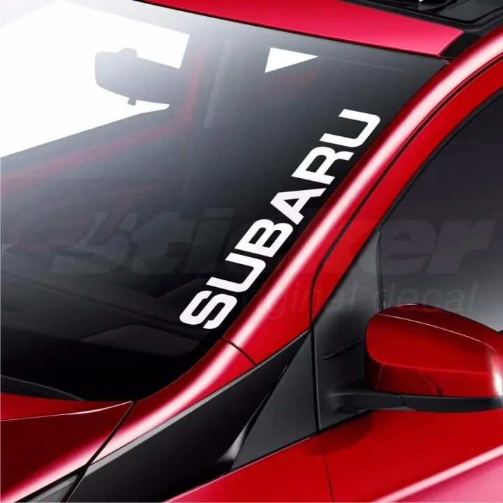 Subaru Car Windscreen Sticker impreza Legacy XV Forester Rear Window ...