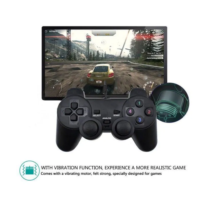 t-wolf PC-008 Dual Shock 2 USB PC Gaming Controller GAMEPAD | Lazada PH