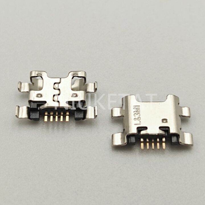 100ชิ้นแจ็ค Usb เต้ารับสำหรับชาร์จขั้วต่อแท่นช่องเสียบปลั๊ก5pin แผ่น