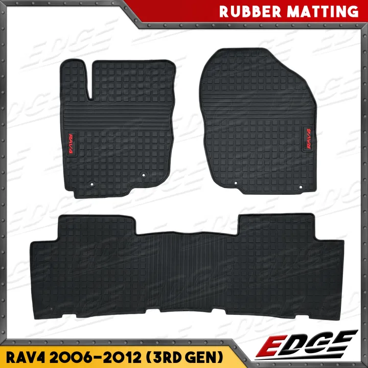 Toyota RAV4 2006-2012 (3rd Gen) Premium Rubber Matting // car mat floor ...