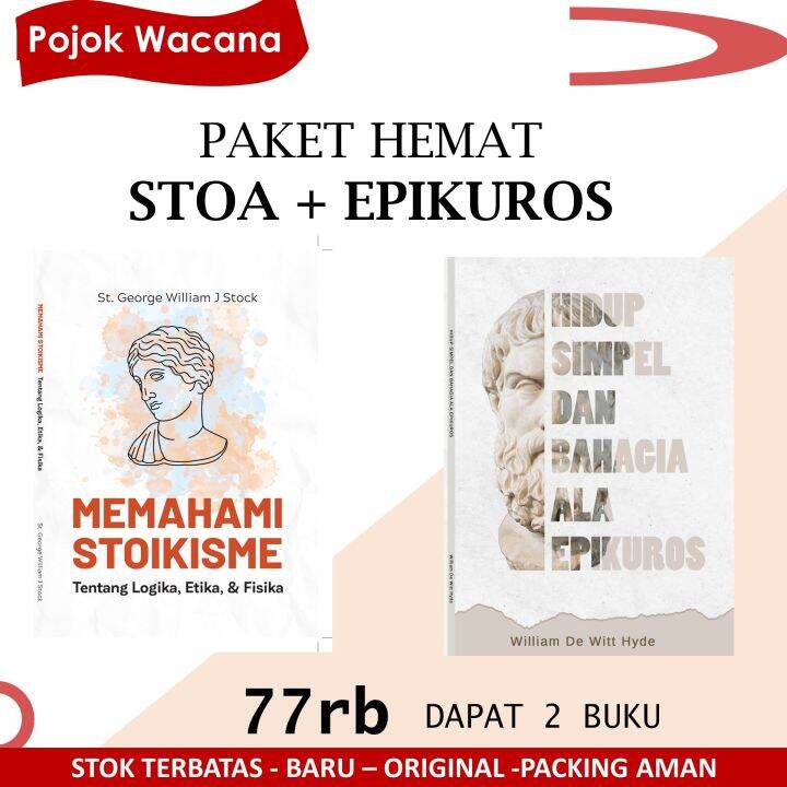 Paket 2 Buku Stoikisme + Epikurus - Memahami Stoikisme: Tentang Logika ...