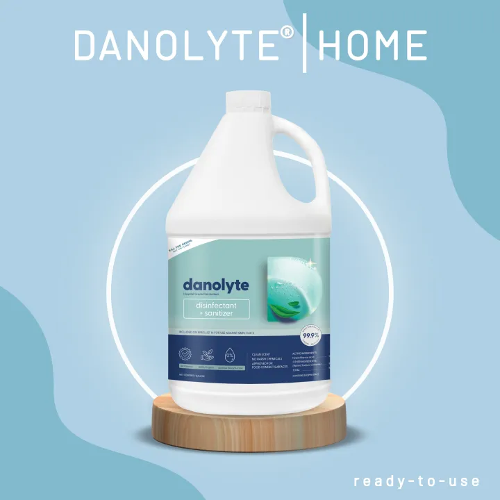 Danolyte® Home All-Purpose Disinfectant + Sanitizer (1 Gallon), 100% ...