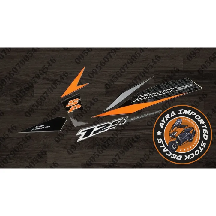 SHOGUN SP 08 BLACK Stock Decal/Sticker | Lazada PH