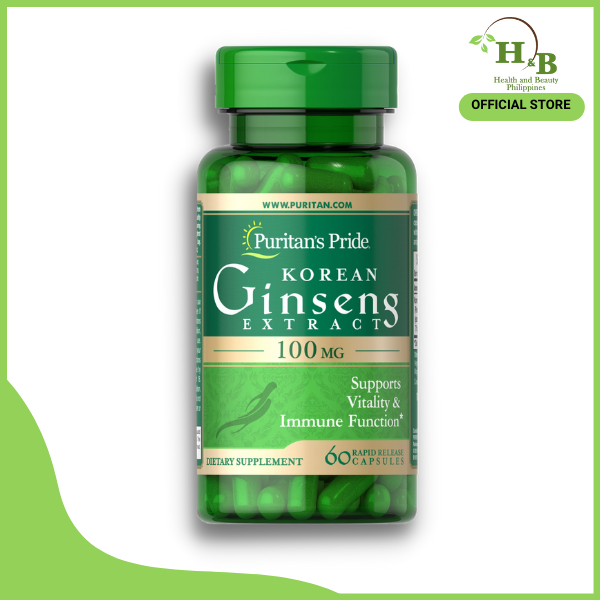 Puritans Pride Korean Ginseng Performance and sexual enhancer ...