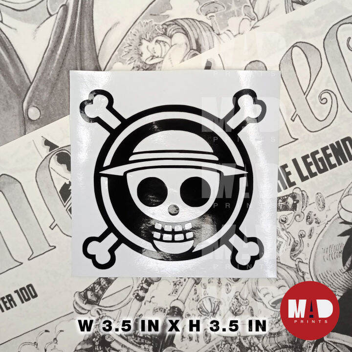 ANIME - One Piece Car Vinyl Sticker Decal - Monkey D. Luffy | Lazada PH