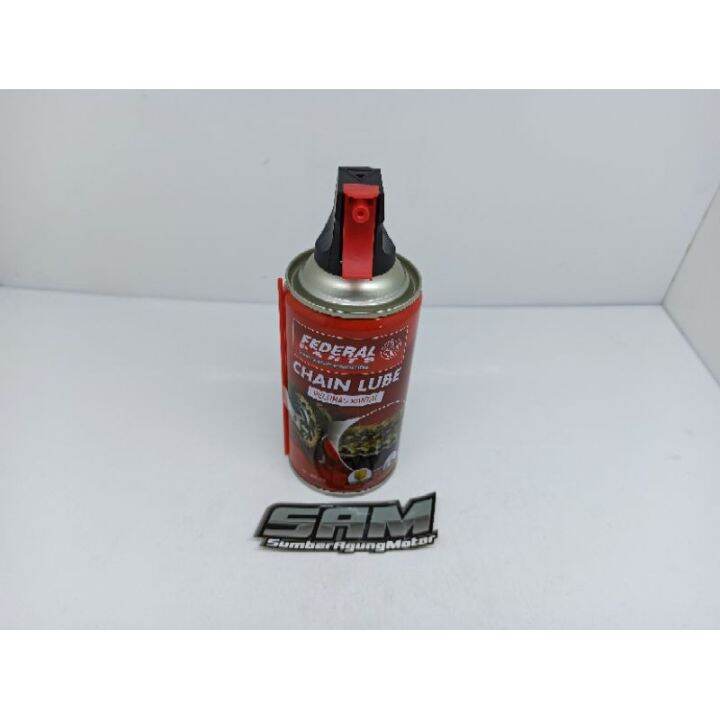 PELUMAS RANTAI CHAIN LUBE 300ML MERK FEDERAL ALL MOTOR TYPE | Lazada ...