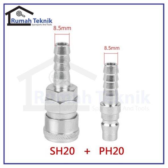 Quick Coupler 20 SH dan PH Untuk Kompresor Angin dan Peralatan ...