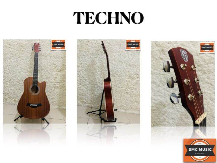 Techno Cutaway Guitar 38 Inch with TRUSS ROD | Lazada