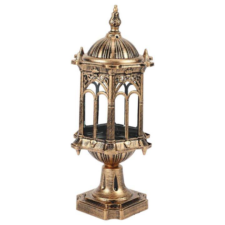 Garden Outdoor Wall Light Porch Lamp Post Lantern Pillar Lamp Walkway ...