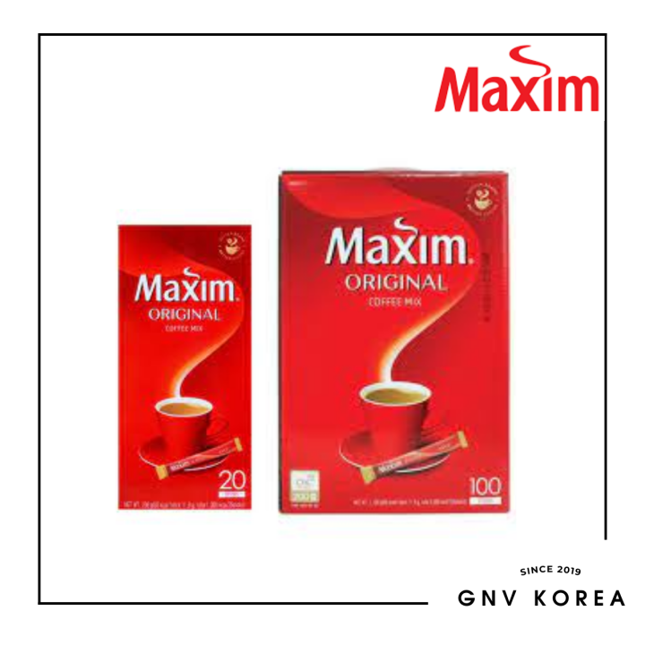 [MAXIM] ORIGINAL COFFEE MIX 20pcs/100pcs (12g) | Lazada PH