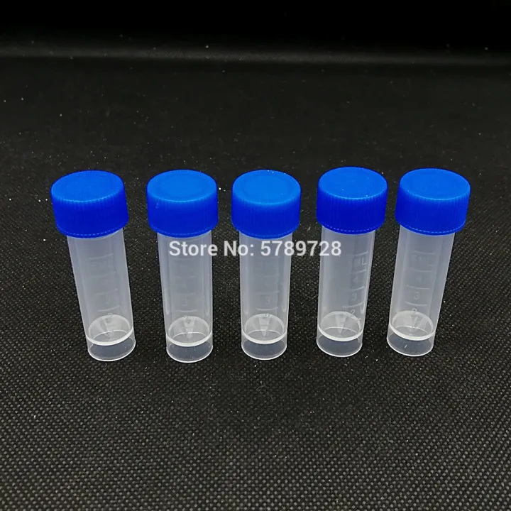 5ml Plastic Freezing with thread cap ,Cryovial Preservative Sample ...