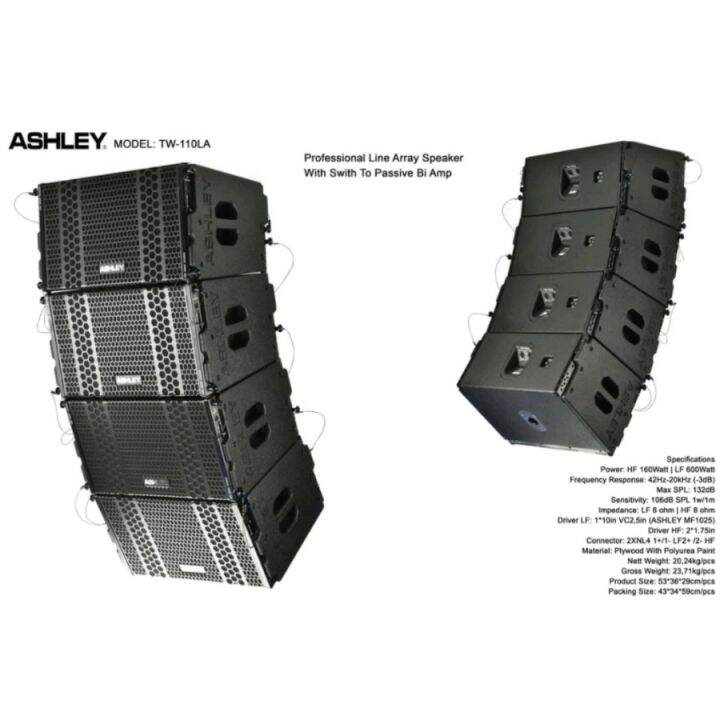 Speaker Line Array ASHLEY TW-110LA Suara Menggelegar | Lazada Indonesia