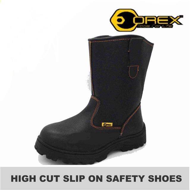 OREX HIGH CUT SLIP ON SAFETY SHOES 900# | Lazada
