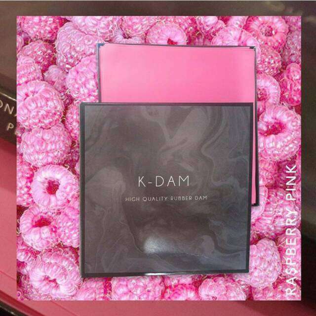 Rubber dam sheet k-dam / refill rubberdam kdam / rasberry pink crystal ...