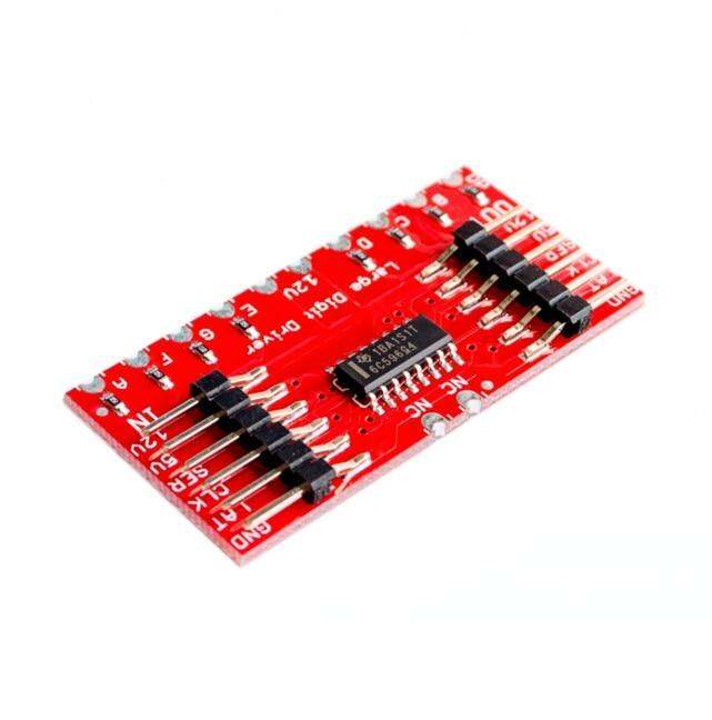 TPIC6C596 8-bit shift register 7-segment displays 7-segment LED Artificial Flowers Plants ...
