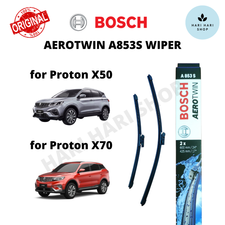Original Bosch Aerotwin A853S Wiper (Set) for Proton X50 and Proton X70 ...
