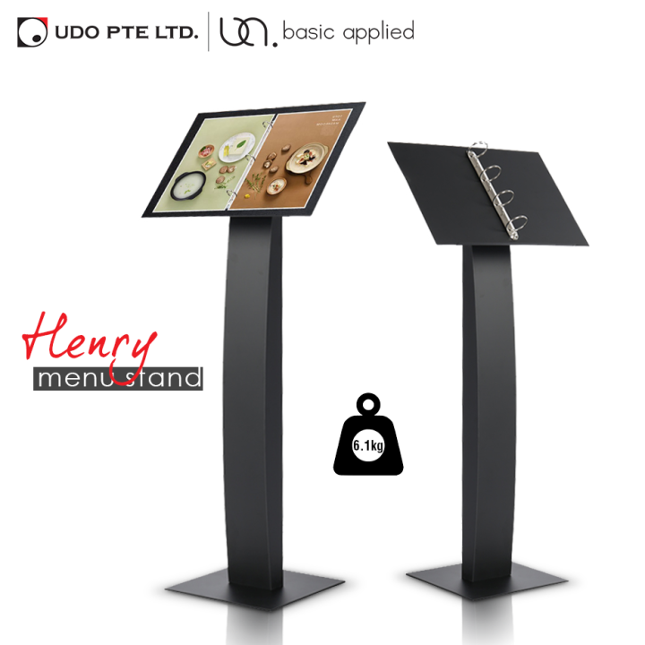 Henry Menu Display Stand | Stylist Minimalist Menu Display Stand ...