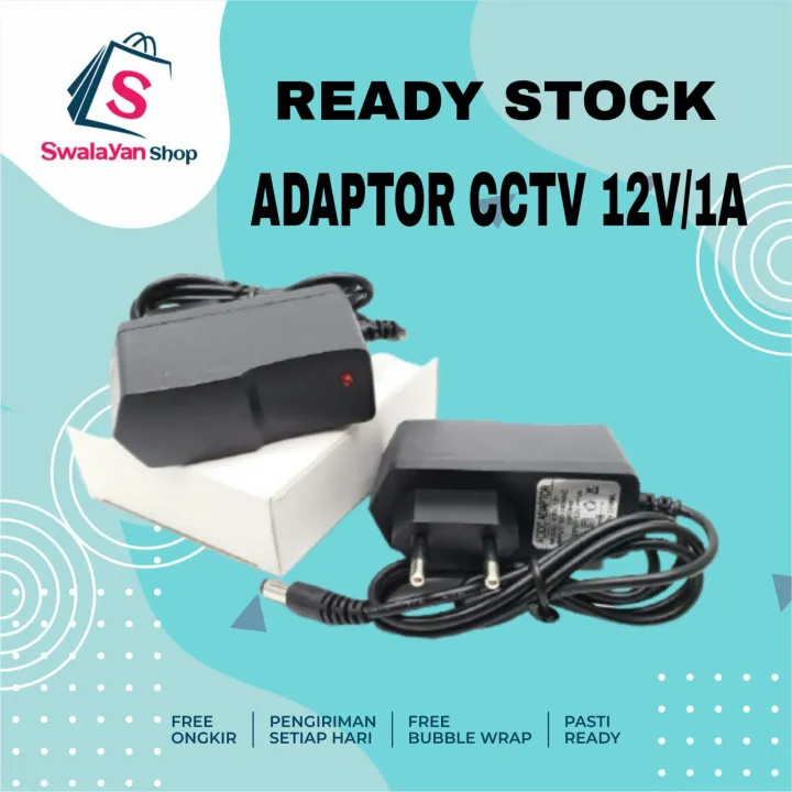 Adaptor CCTV 12V /1A Power Adapter | Lazada Indonesia