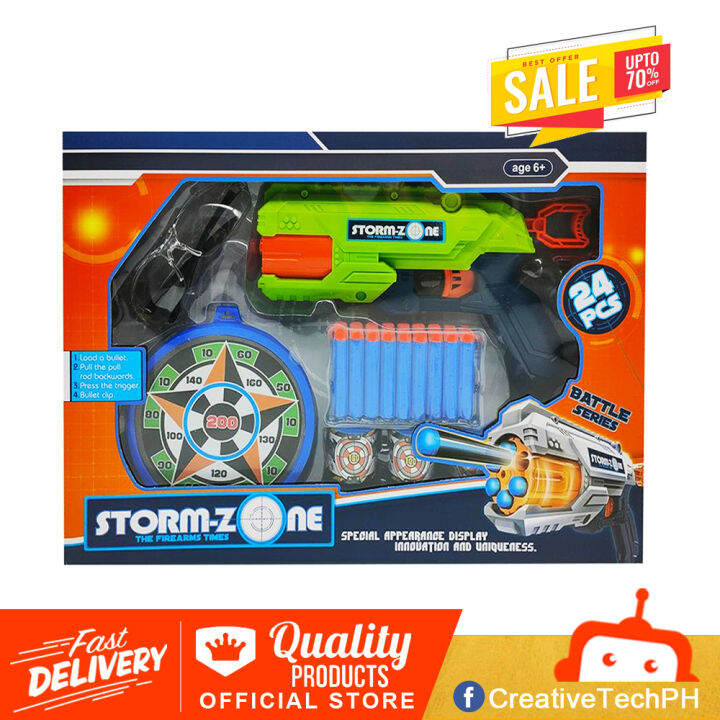 Storm-Zone Revolver Gun Battle Series Blaster Gun Toys for Kids by ...
