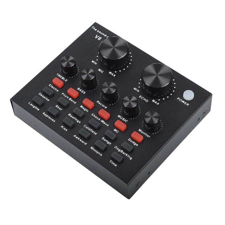 OP- 【COD】100% Original Meet BM-800 Condenser Microphone Kit With V8 Multifunctional Live Sound ...