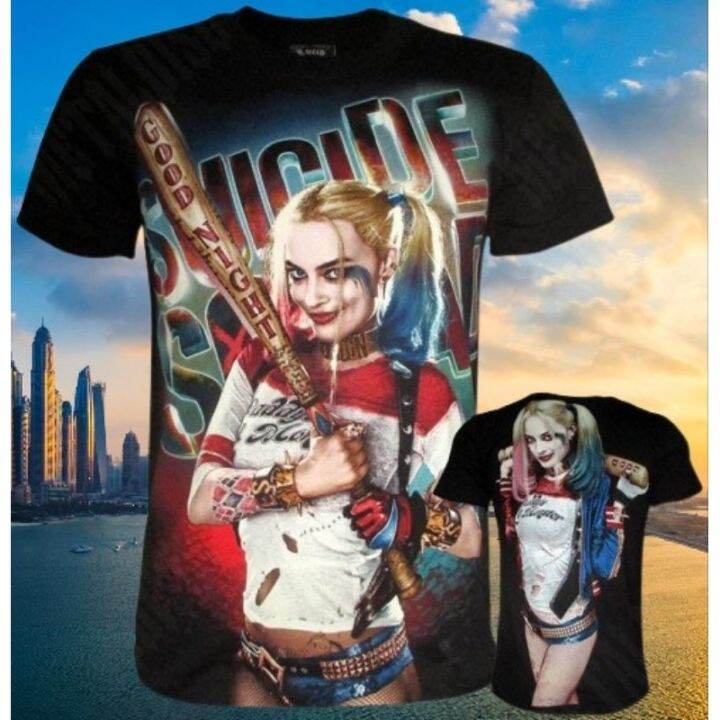 NEW HARLEY QUINN SUICID SQUAD LUCID (ผลิตโดย ROXX) เสื้อวง GlowInTheDark Rock ไซส์ S M L XL 2023 ...