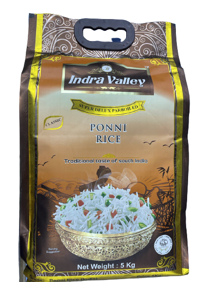 Indra Valley Ponni Rice 5kg Pack Available now limited stock | Lazada