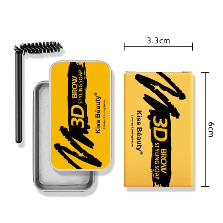 New 3d Brow Styling Soap Natural Eyebrow Soap Wax With Brush Lazada Ph