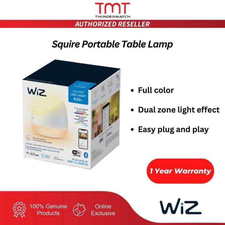 Philips WIZ Squire Portable Table Lamp | Lazada Philips WIZ Squire Portable Table Lamp | Lazada